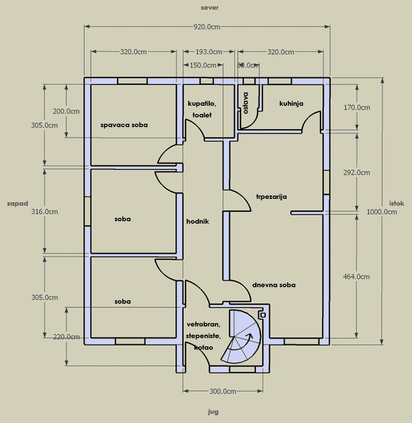 Projekat stambene zgrade | www.samsvojmajstor.com