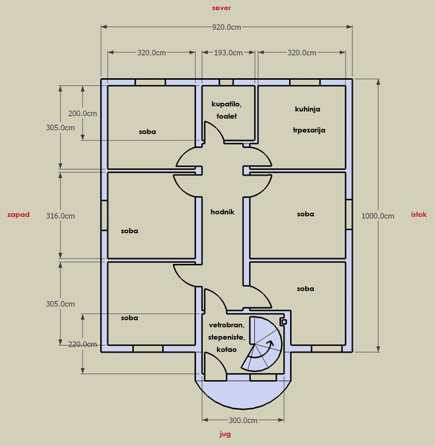 Projekat stambene zgrade | www.samsvojmajstor.com